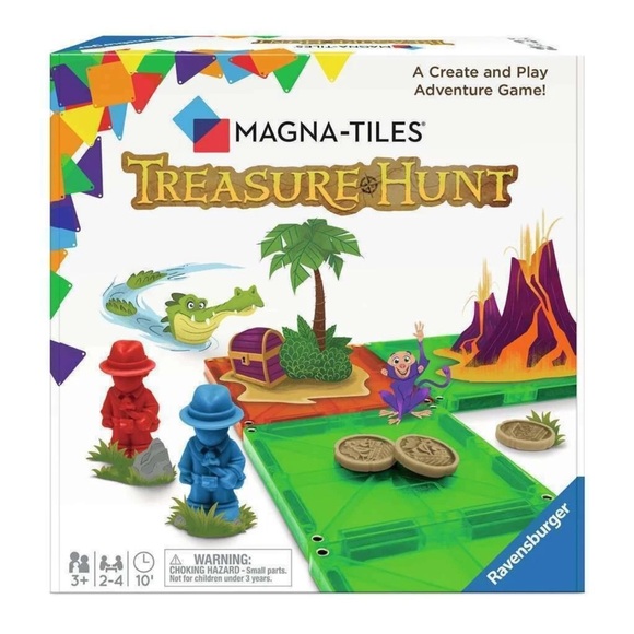 Ravensburger | Toys | Ravensburger Magnatiles Treasure Hunt Game With ...